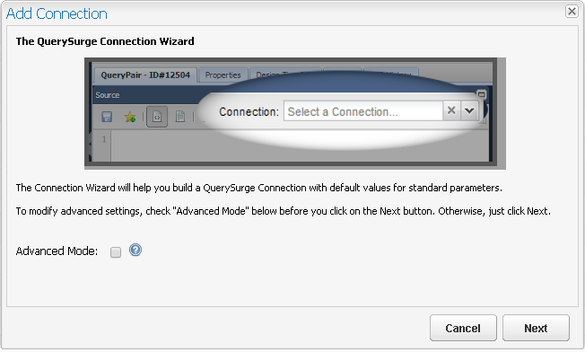 The QuerySurge Connection Wizard and Managing Connections – Customer ...