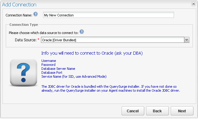 The QuerySurge Connection Wizard and Managing Connections – Customer ...