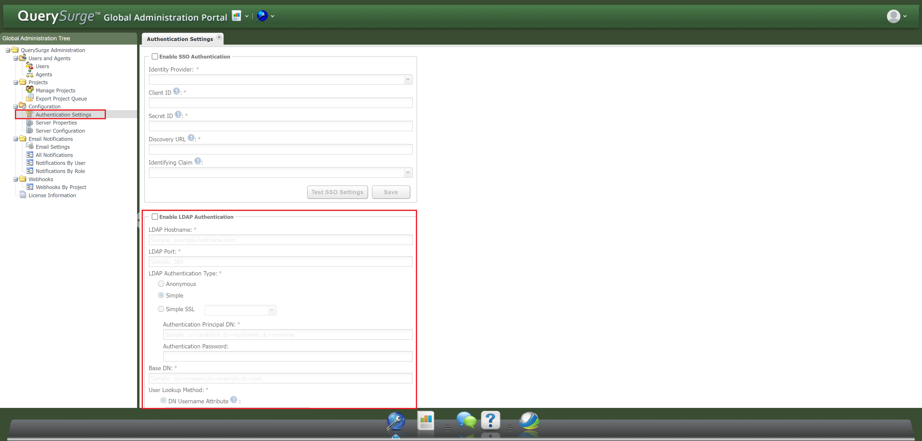 Querysurge Authentication With Ldap And Ldaps Versions 120 Customer Support 2312
