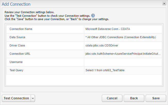 Connecting QuerySurge to Microsoft's Dataverse with the CData JDBC Driver – Customer Support