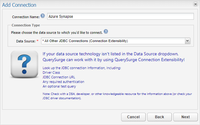 Configuring Connections: Microsoft Azure Synapse SQL – Customer Support