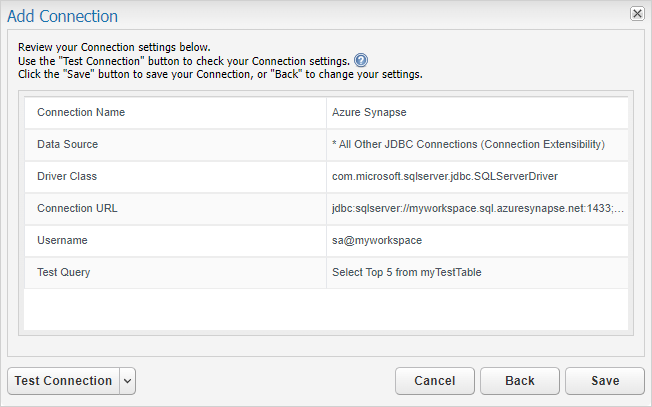 Configuring Connections: Microsoft Azure Synapse SQL – Customer Support