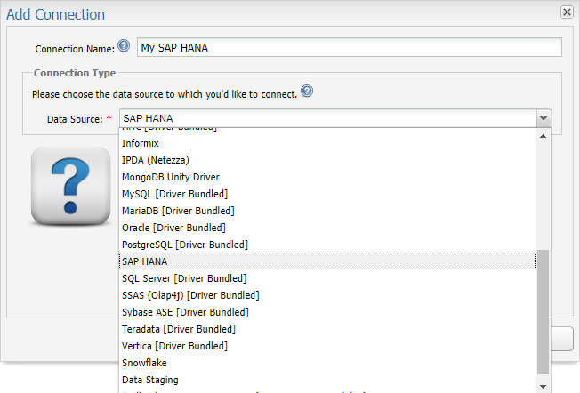 Configuring Connections: SAP HANA – Customer Support