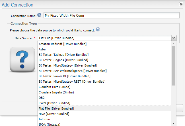 Configuring Connections: Fixed Width Flat Files – Customer Support