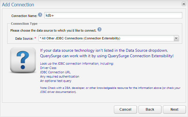 Configuring Connections: Kx Systems kdb+ – Customer Support