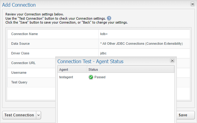 Configuring Connections: Kx Systems kdb+ – Customer Support