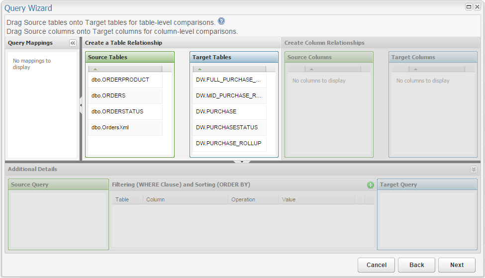 Using the Query Wizard – Customer Support
