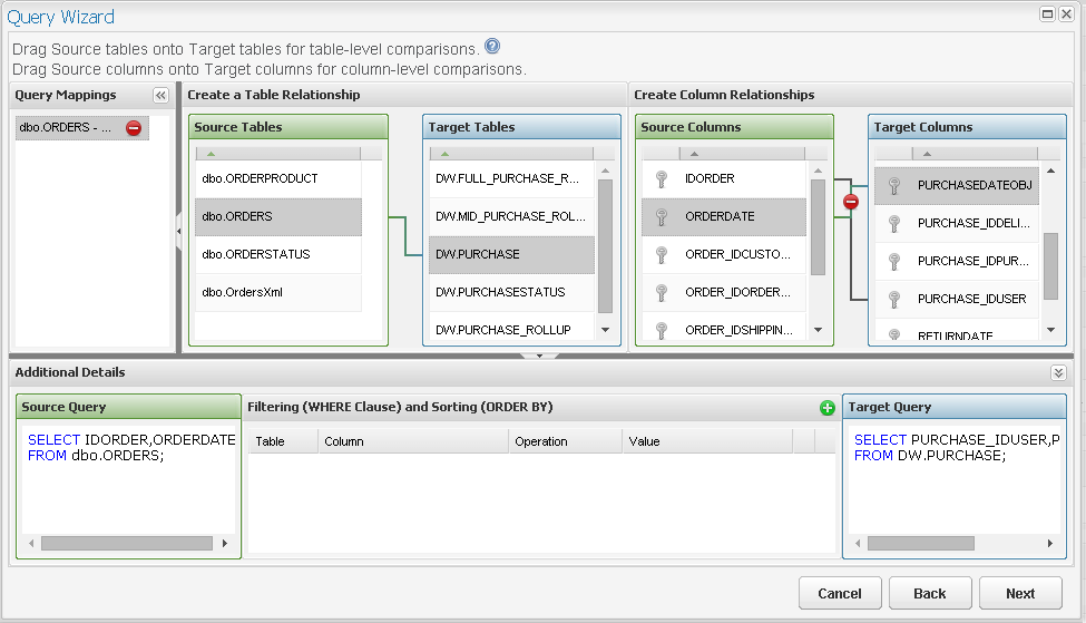Using the Query Wizard – Customer Support